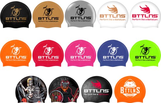 BTTLNS badmuts - swim cap - siliconen badmuts unisex - Absorber 2.0 ...
