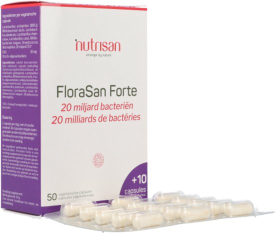 Nutrisan FloraSan Forte 60 capsules | bol