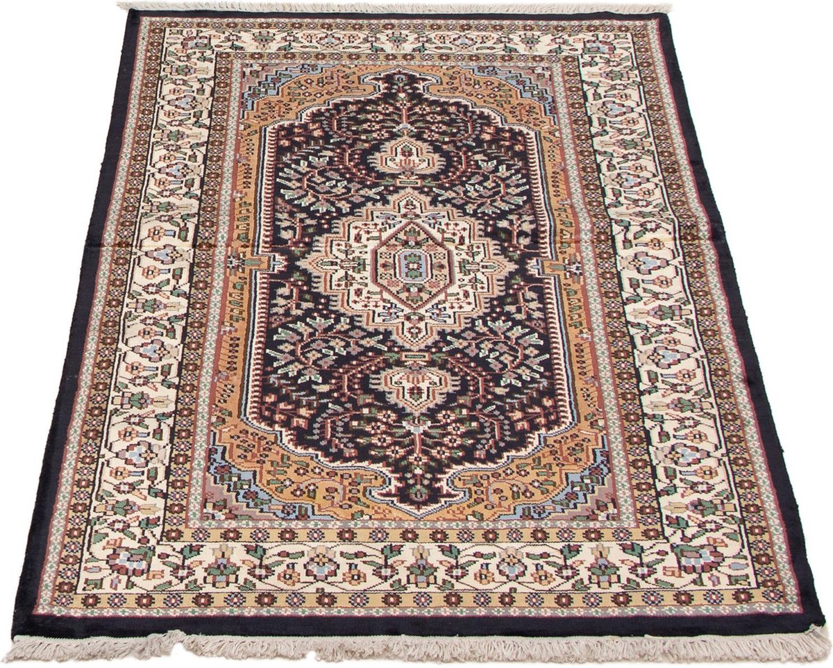 Kashmir India Blauw Tapijt Handgemaakt | bol.com