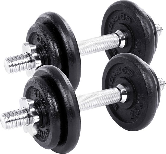 Halterset - Dumbbell - Barbellset - Verstelbaar Halterset - Fitness ...