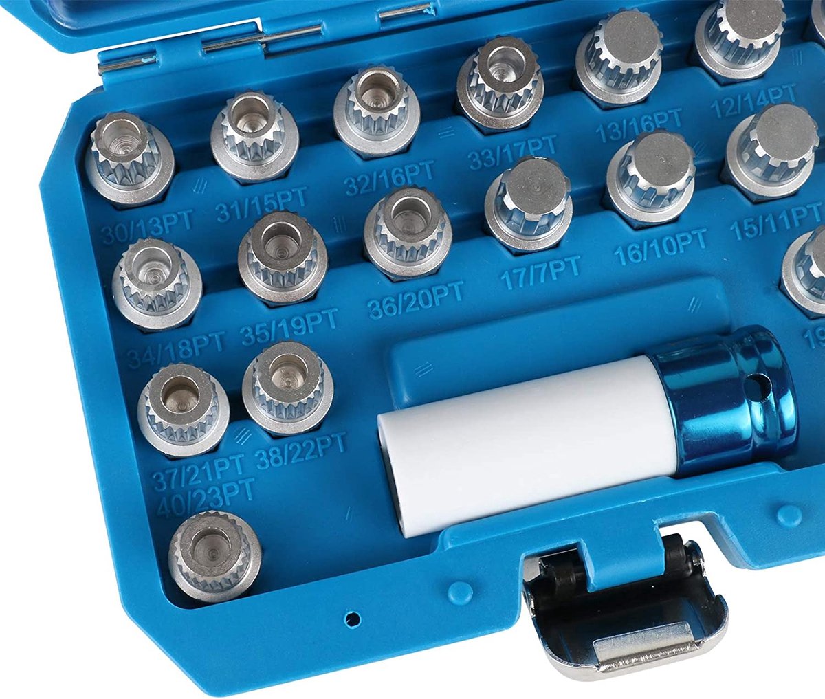 Slotbout sleutel set / Wielslotbout doppenset voor BMW wielbouten (21 ...