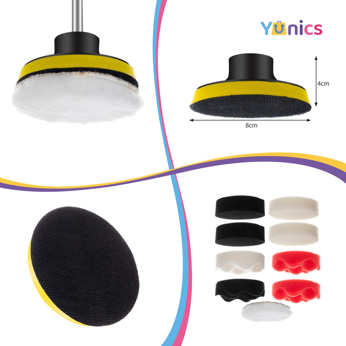 Polijst Set - Polijsten Boormachine - Polijstschijven, Polishing & Auto ...