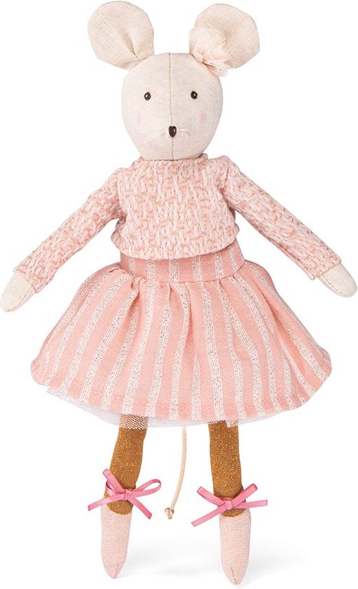 Moulin Roty Ballet Muis Knuffel Anna | Roze | 'La petite école de danse ...