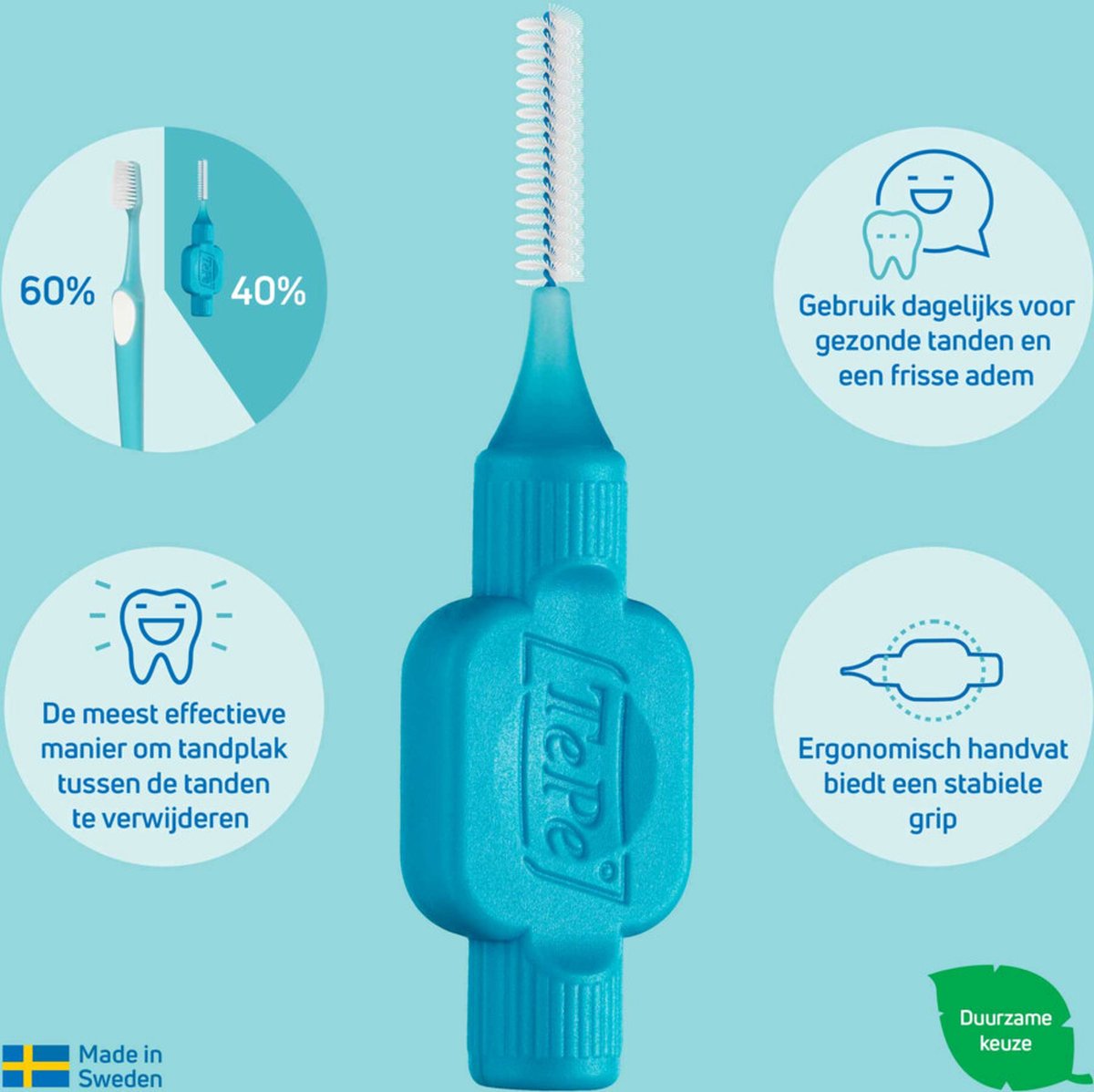 3x TePe Ragers 0,8 mm Groen zakje à 20 stuks | bol.com