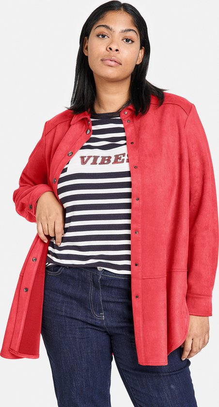 SAMOON Dames Blouse Power Red-50 | bol.com