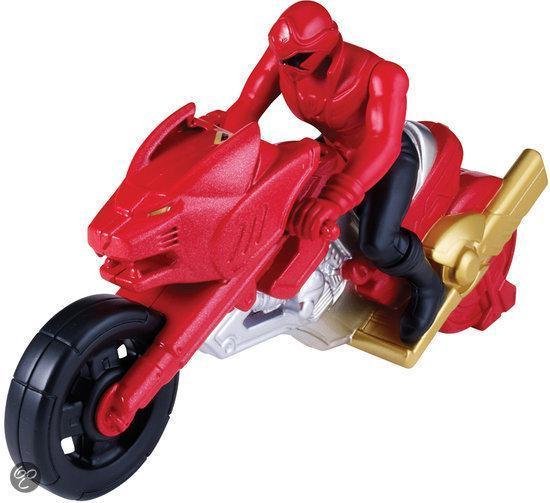 Power-Rangers Super Megaforce Motor met Figuur - Rood | bol.com