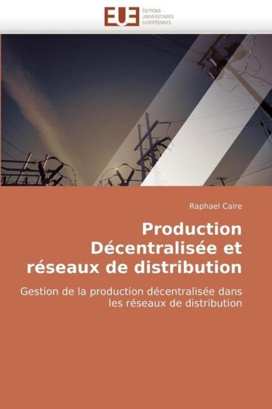 Production Décentralisée et réseaux de distribution, Caire-R ...