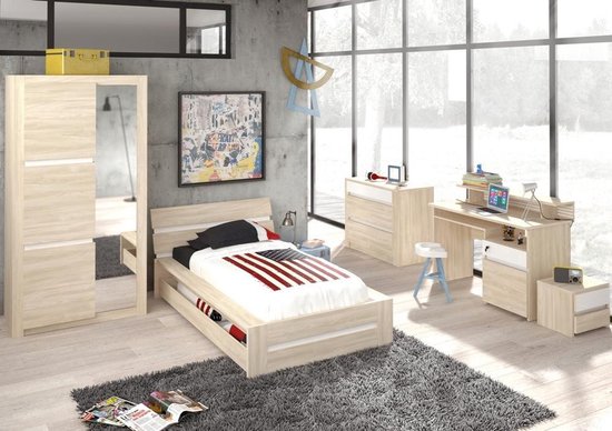 Alsapan Docker - Bed - Bruin - 122 x 208 cm | bol