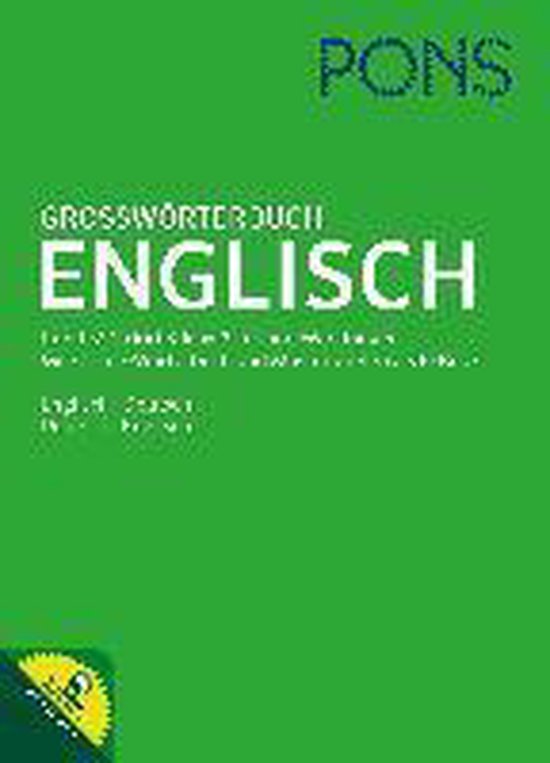 PONS Großwörterbuch Englisch | 9783125173439 | Boeken | bol
