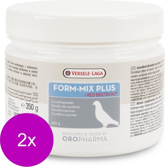 Versele-Laga Oropharma Form-Mix Met Conditiepoeder - Duivensupplement - 2 x 350 g | bol