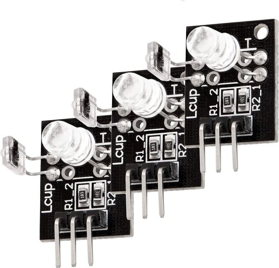 AZDelivery 3 x KY-039 Heartbeat Sensor Module Finger Heartbeat Detector ...