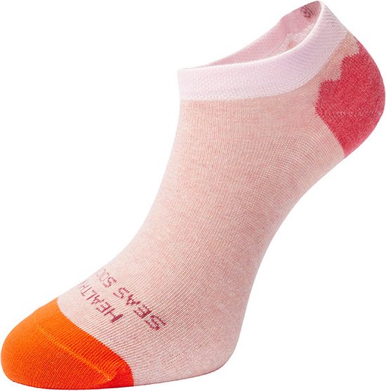 Healthy Seas Socks dames shad sneaker roze - 36-40 | bol.com