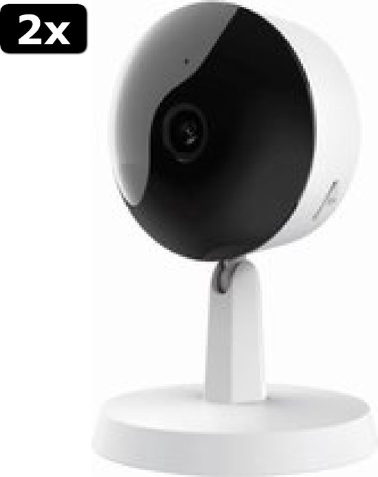 2x KlikAanKlikUit IPCAM-2500 - IP-camera binnen - Wit | bol.com