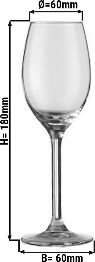 (12 stuks) Port/Sherry glas - VENICE - 140 ml - Transparant | GGM Gastro | bol.com