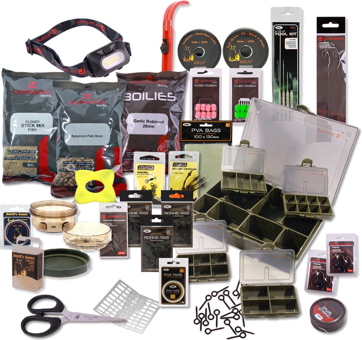 Carp Tacklebox, afgeladen met topproducten voor het karpervissen! | Karper set | bol.com