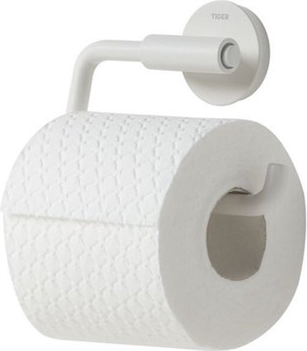 Tiger Urban - Wc rolhouder - Toiletrolhouder zonder klep - Wit | bol.com