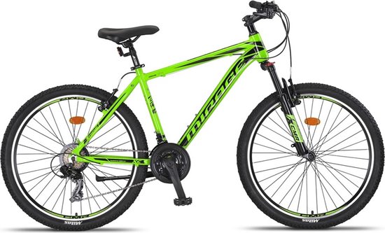 Umit Mirage Mountainbike 26 inch 36cm V-Brakes Neon Groen 21v | bol.com