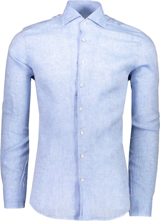 Profuomo Overhemd Blauw voor Mannen - Lente/Zomer Collectie | bol.com