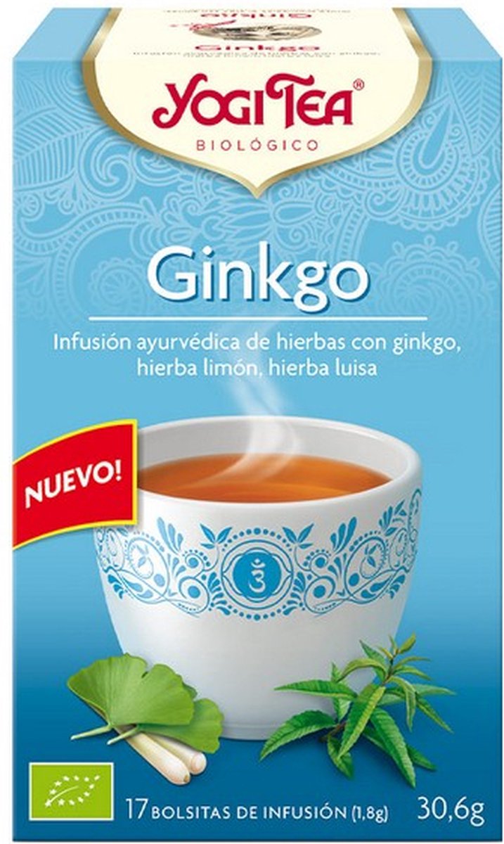 Infusion Yogi Tea Ginkgo (17 x 1,8 g) | bol.com