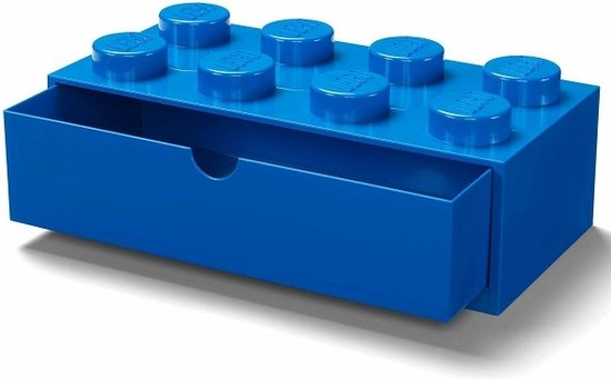 Bureaulade Brick 8, Blauw - LEGO | bol