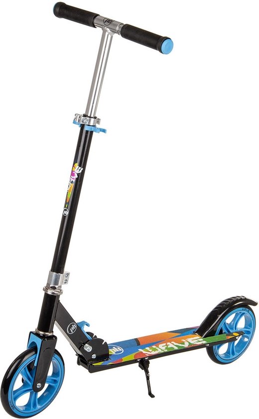 Wave - Step kinderen - wielen 18 cm - tot 80 kg - zwart blauw | bol.com