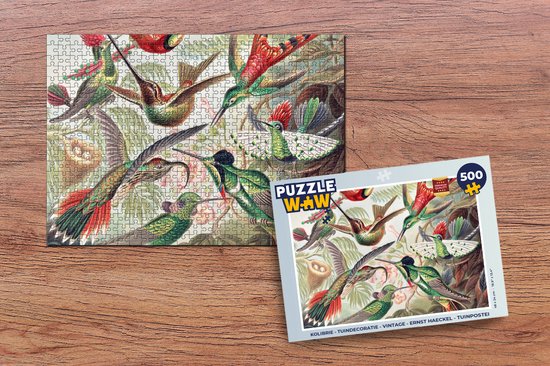 Puzzel Kolibrie - Vintage - Ernst Haeckel - Vogel - Kunst - Natuur ...