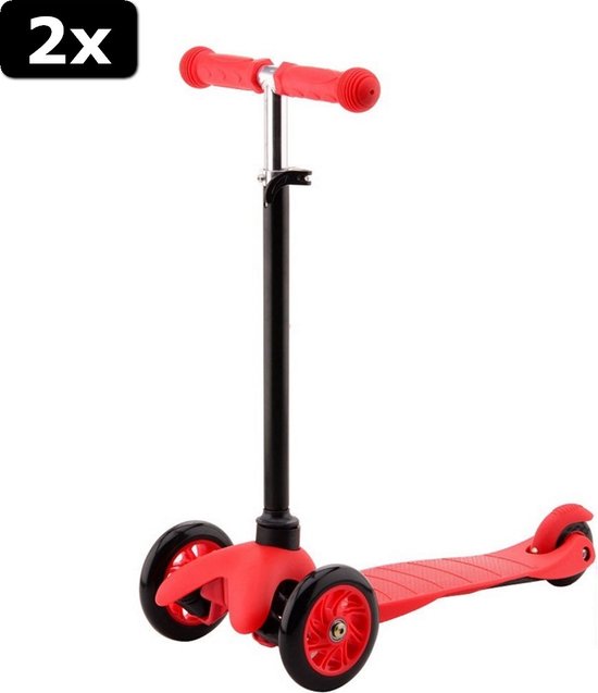 2x Active Sports Driewieler Step Rood/Zwart | bol.com