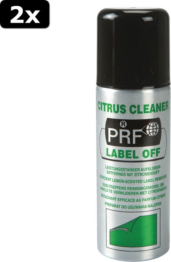 2x Taerosol Prf Label Off Sticker Cleaner 220 Ml | bol.com