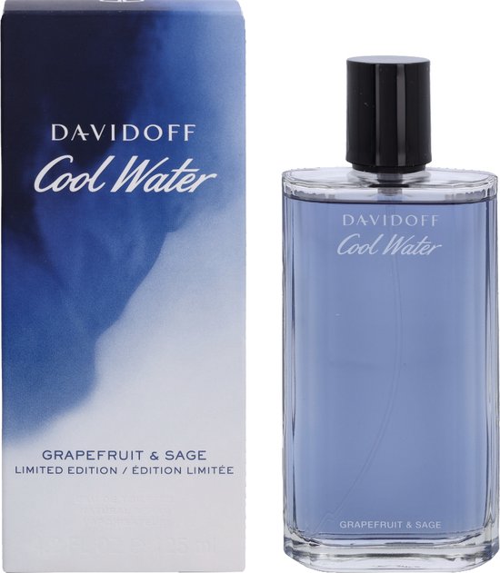 Davidoff Cool Water Grapefruit & Sage Eau de Toilette Spray 125 ml ...