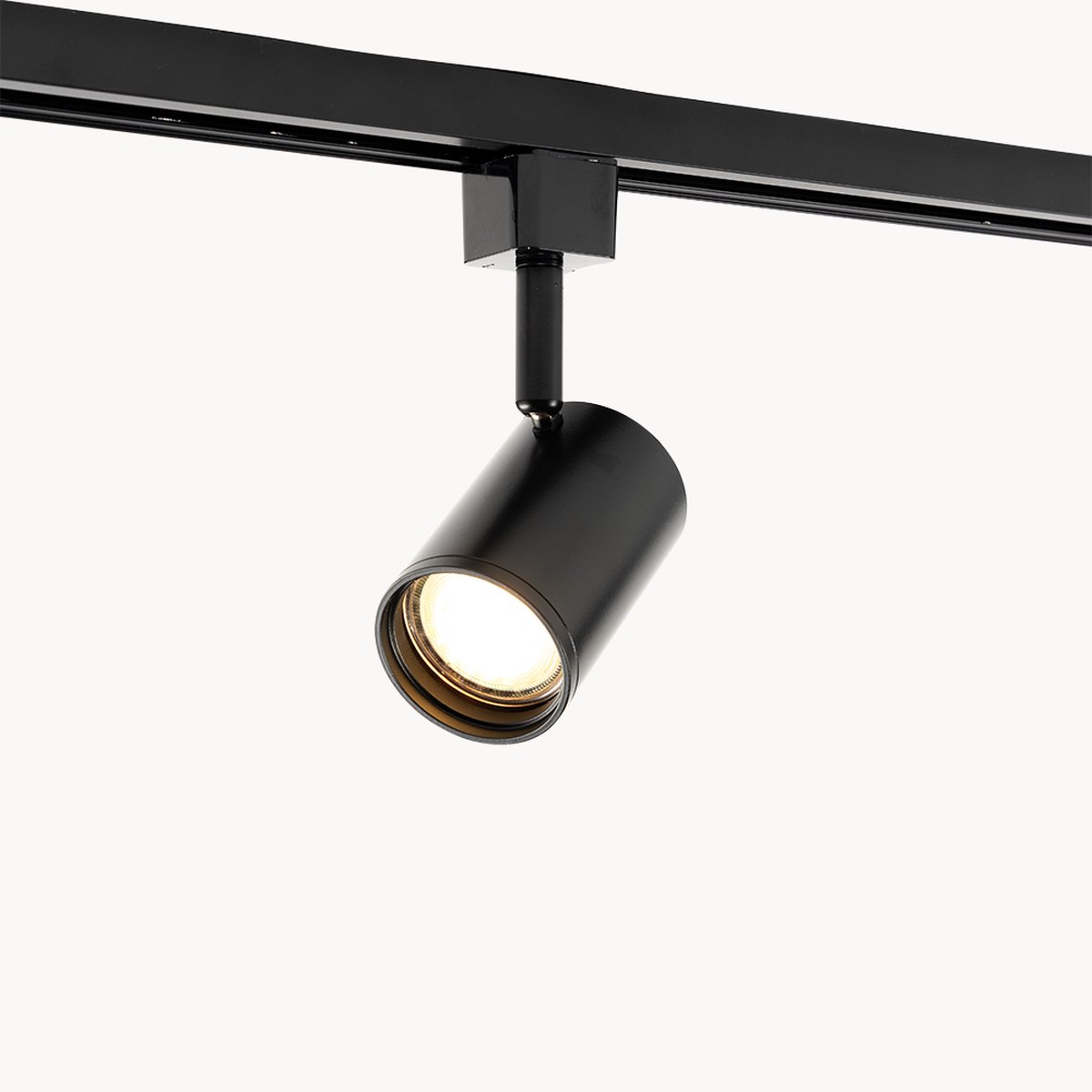 Focus Railverlichting met 6 zwarte railspots - GU10 - 4 meter – Zwart ...