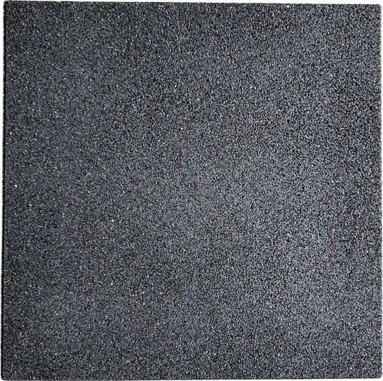 Rubber tegel 500x500x25mm - granulaat rubber | bol
