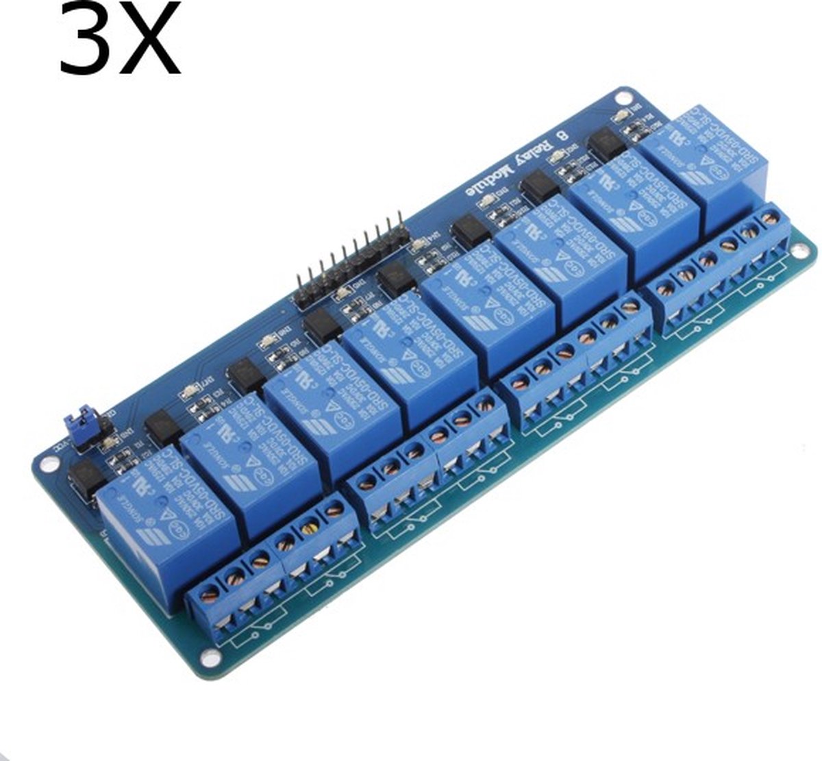Acht kanaals relais module kaart | bol.com