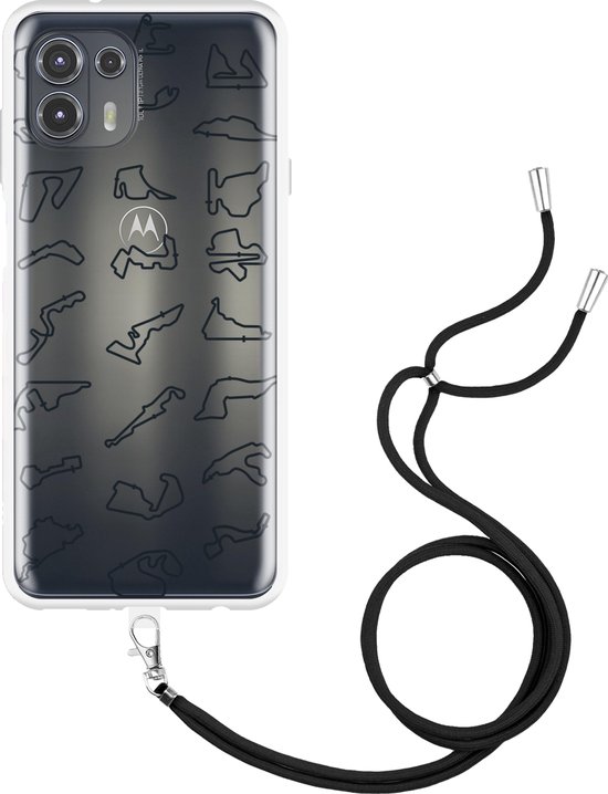 Motorola Edge 20 Lite Hoesje met Koord Formula 1 Tracks | bol.com