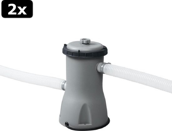 2x Bestway Flowclear zwembad filterpomp 3028 ltr/uur | bol.com