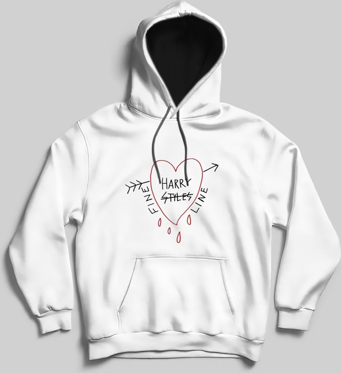 Fine Line, Harry Styles, Sweatshirt, Basic Hoodie voor Heren Dames, Wit ...