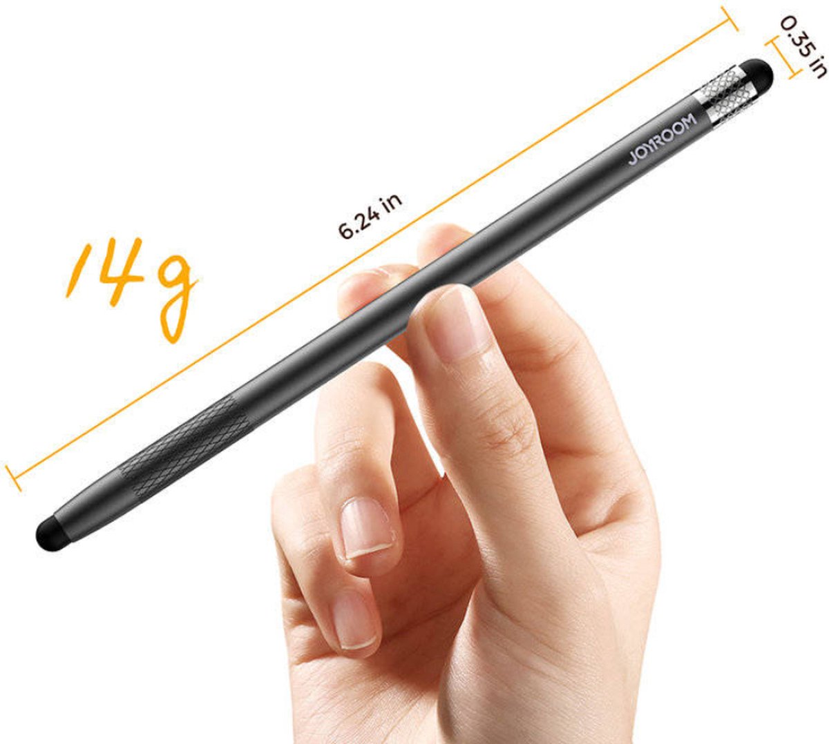Joyroom: Passive Stylus Pen Voor Tablet Smartphone - Zwart | bol.com