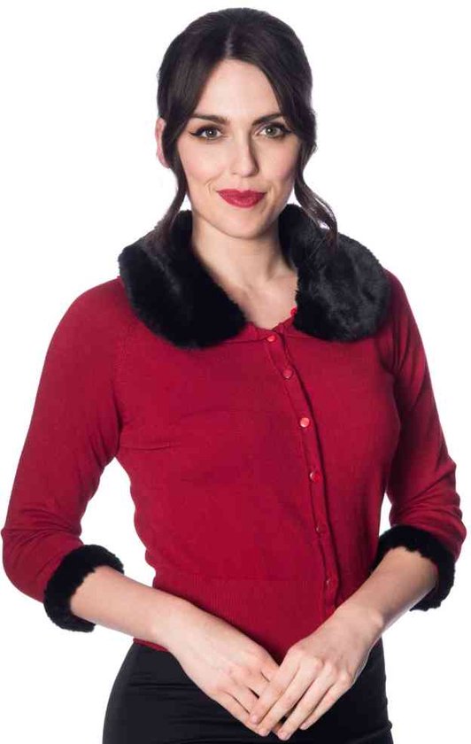 Dancing Days - SAPPHIRE Cardigan - M - Rood | bol