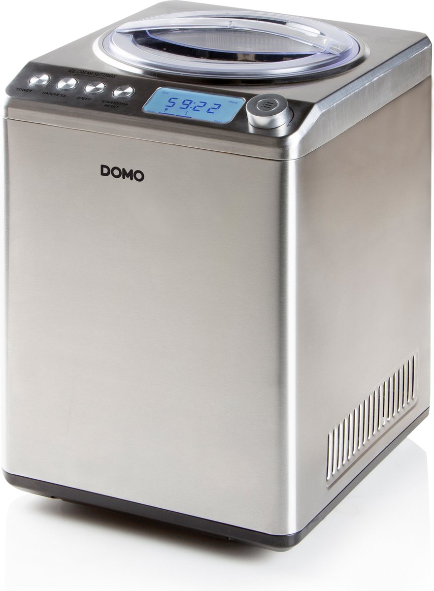 Domo DO9232I - Sorbetière Pro - Auto-congélation - 2,5L - INOX RVS ...