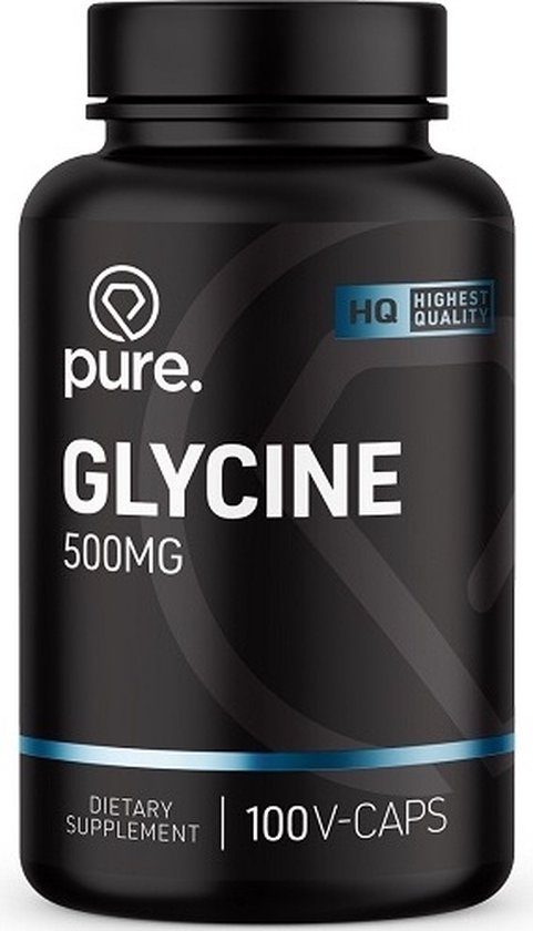 PURE Glycine - 500mg - 100 vegan caps - aminozuren | bol.com