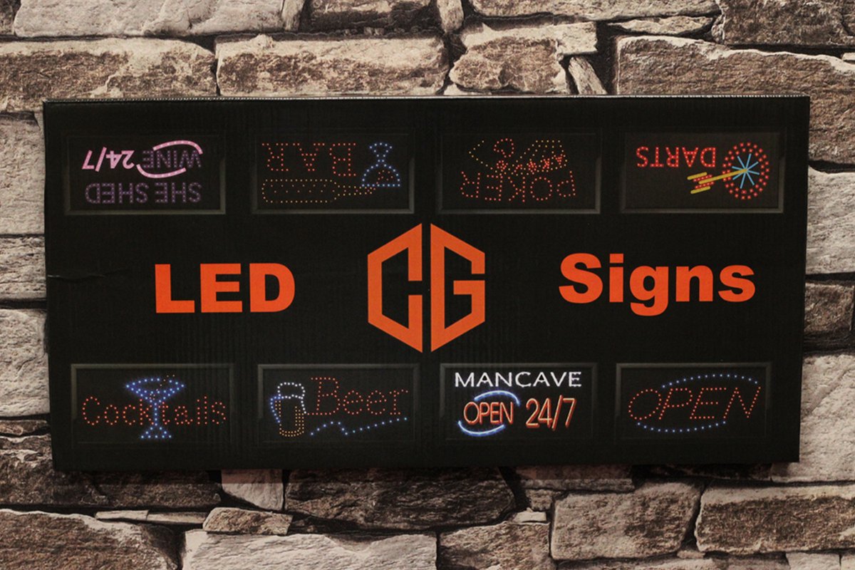 Led bord, Beer, led sign, Led bord bar, Light box, Led verlichting, Bar ...