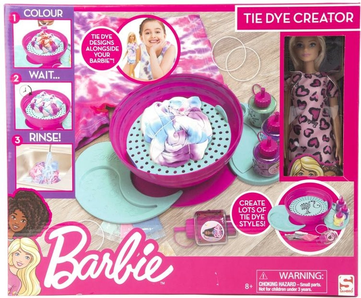 Barbie Tie Dye Machine met pop | bol