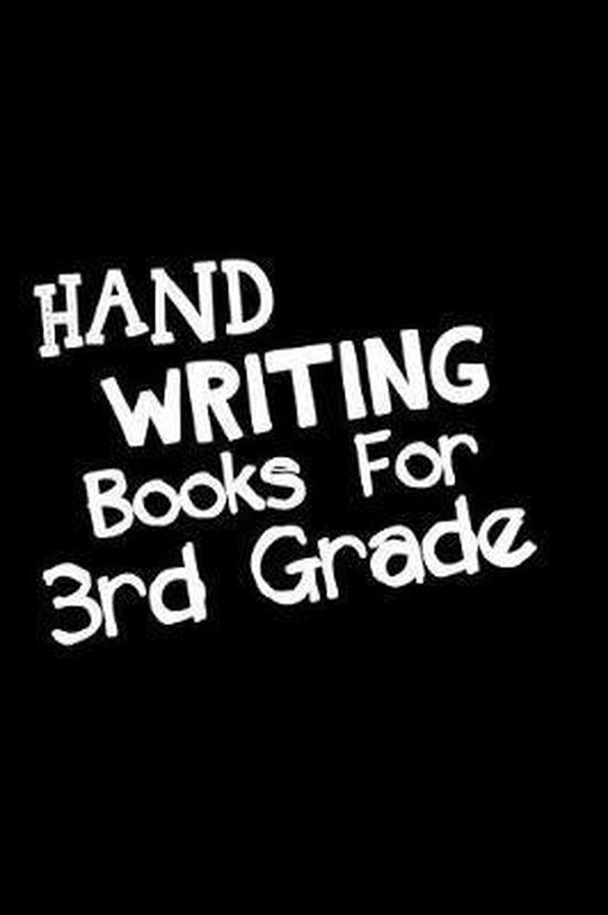 Hand Writing Books for 3rd Grade | bol.com