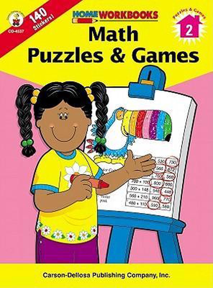 Math Puzzles & Games, Grade 2 | 9780887247354 | Carson-Dellosa ...