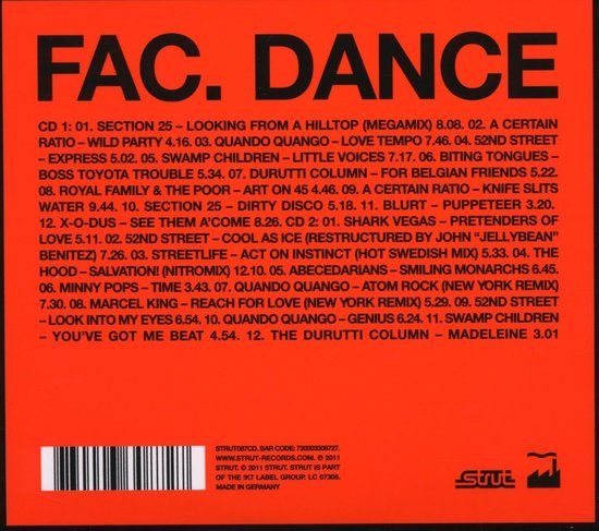 Fac. Dance - Factory Records, various artists | CD (album) | Muziek | bol