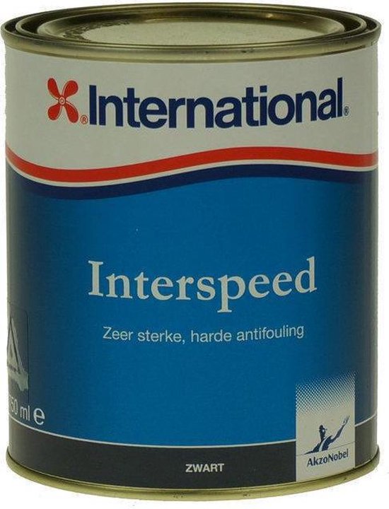 International Lak Interspeed antifouling zwart | bol