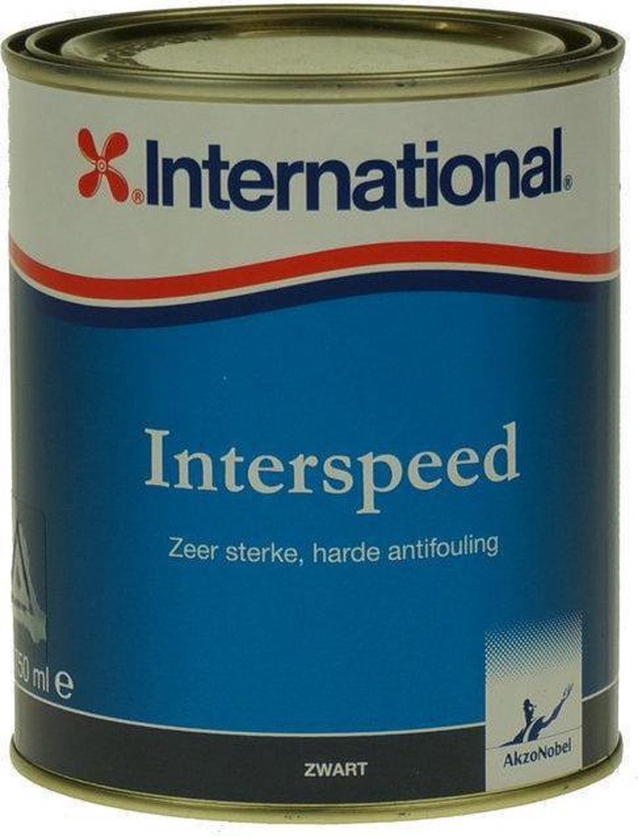 International Lak Interspeed antifouling zwart | bol.com