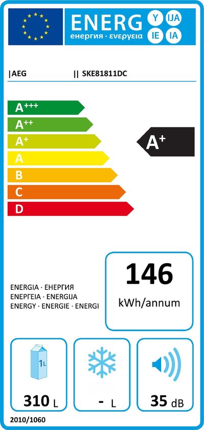 AEG SKE81811DC - Inbouw koelkast | bol