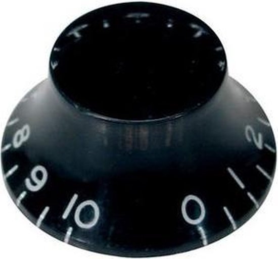 Boston KB-160 bell knob, transparent black | bol