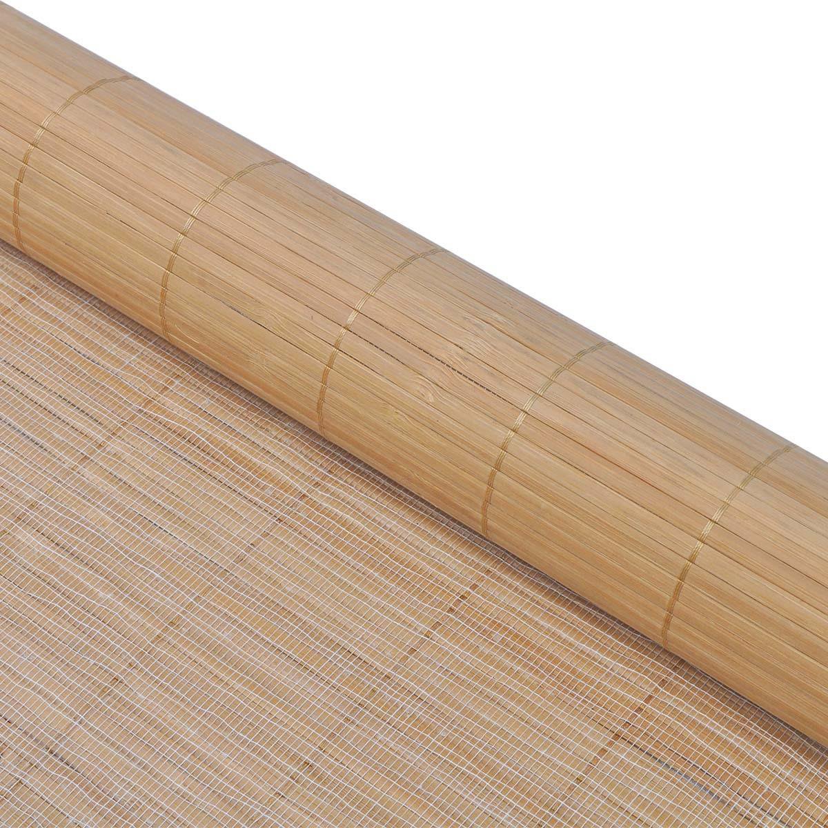 vidaXL behang bamboe 1,5 x 10 m bruin | bol.com