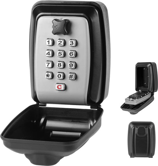 Key Lock Box - Wandgemonteerde sleutelopbergbox - met 12-cijferige... | bol